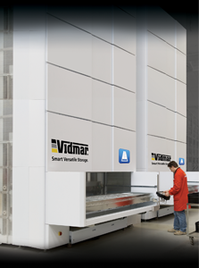 Vidmar Tower Vertical Storage Saves up to 75% floor space